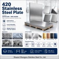 China ASTM A240 420 Stainless Steel Plate UNS S42000 with High Hardness and Wear Resistance for sale
