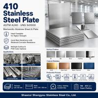 China ASTM A240 410 Stainless Steel Plate UNS S41000 with High Hardness and Heat Treatability for sale