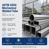 China ASTM A554 Welded Stainless Steel Mechanical Tubing MT-304/MT-316 for Ornamental, Structural, Exhaust Applications for sale