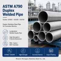 China ASTM A790 Welded Duplex Stainless Steel Pipe S31803/S32205/S32750 for Stress Corrosion Resisting Service for sale