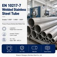 China EN 10217-7 Welded Stainless Steel Tubes for Pressure Purposes TC1/TC2 for Corrosion Resisting Service for sale