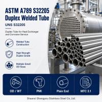 China ASTM A789 S32205 Duplex Stainless Steel Welded Tube High Strength Chloride SCC Resisting Service for sale
