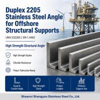 China Duplex 2205 Stainless Steel Angle for Offshore Structural Supports for sale
