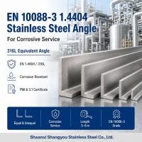 China EN 10088-3 1.4404 Stainless Steel Angle for Corrosive Service for sale