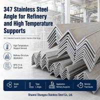 China 347 Stainless Steel Angle for Refinery and High Temperature Supports for sale