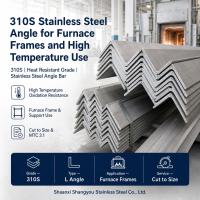 China 310S Stainless Steel Angle for Furnace Frames and High Temperature Use for sale