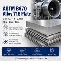 China ASTM B670 Alloy 718 Plate | UNS N07718 | Inconel 718 for sale