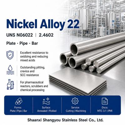 China Nickel Alloy 22 | UNS N06022 | 2.4602 | Hastelloy C-22 for sale