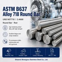 China ASTM B637 Alloy 718 Round Bar | UNS N07718 | Inconel 718 for sale
