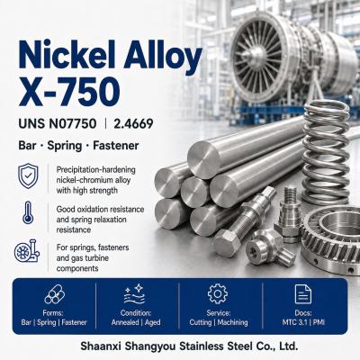 China Nickel Alloy X-750 | UNS N07750 | 2.4669 | Inconel X-750 for sale