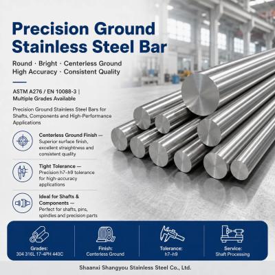 China Precision Ground Stainless Steel Bar for sale