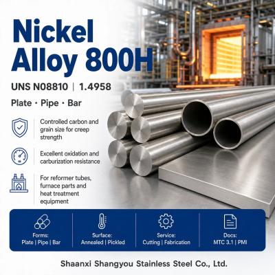 China Nickel Alloy 800H | UNS N08810 | 1.4876 | Incoloy 800H for sale