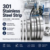 China 301 Stainless Steel Strip ASTM A666 301 Stainless Steel Strip for Springs and Stamping for sale