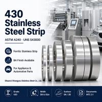 China 430 Stainless Steel Strip BA Finish for Automotive and Appliance Parts for sale