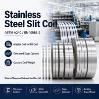 China Stainless Steel Slit Coil Stainless Steel Slit Coil with Deburred Edge and Custom Coil Width for sale