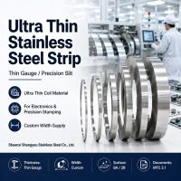 China Ultra Thin Stainless Steel Strip for Precision Stamping Components for sale