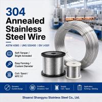 China Annealed 304 Stainless Steel Wire Soft Temper for Forming and Binding for sale