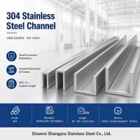 China 304 Stainless Steel Channel ASTM A276 with Custom Cutting and MTC 3.1 for sale