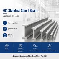China 304 Stainless Steel I Beam for Industrial Support and Architectural Frames for sale