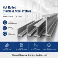 China Hot Rolled Stainless Steel Profiles in Angle Channel and T Sections for sale
