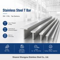 China Stainless Steel T Bar in 304 316L and Duplex Custom Structural Sizes for sale