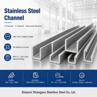 China Stainless Steel Channel Stainless Steel Channel in C U and Custom Sections with Cut-to-Size for sale