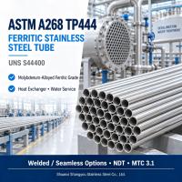 China ASTM A268 TP444 Ferritic Stainless Heat Exchanger Tube | S44400 for sale