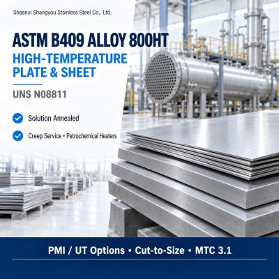 China ASTM B409 Alloy 800HT Plate & Sheet for Creep Service | N08811 for sale