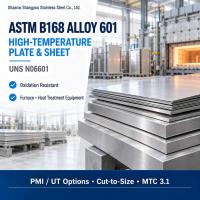 China ASTM B168 Alloy 601 Plate & Sheet for Oxidation Service | N06601 for sale