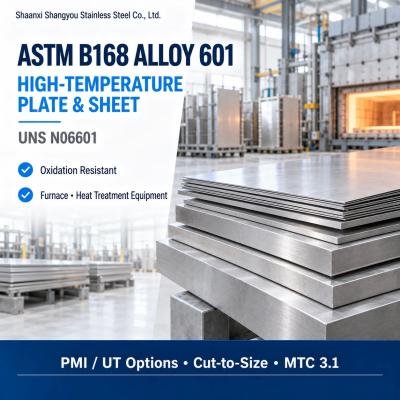 China ASTM B168 Alloy 601 Plate & Sheet for Oxidation Service | N06601 for sale