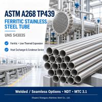China ASTM A268 TP439 Ferritic Stainless Heat Exchanger Tube | S43035 for sale