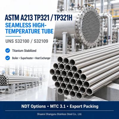 China ASTM A213 TP321/321H Seamless Boiler & Heat Exchanger Tube | H Grade for sale