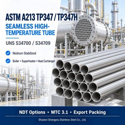 China ASTM A213 TP347/347H Seamless Boiler & Heat Exchanger Tube | H Grade for sale