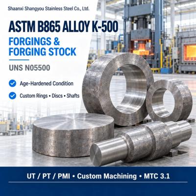 China ASTM B865 Alloy K500 Forgings to Drawing, Heat Treated | N05500 for sale