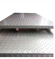 China 100mm 316 347 321H SS Checkered Plate 6x4 Brush Surface Tear Drop for sale