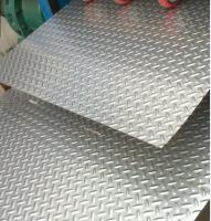 China 2000mm Non Skid Tread Plate GB 1.5 Mm Chequer Plate Trailer Floor JIS NO.3 for sale