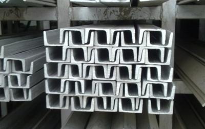 China Hot Rolled Stainless Steel Channels 100*50*5.0mm U Shaped Steel Bar JIS AISI 316L for sale