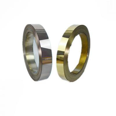 China Golden Thin Metal Decorative Stainless Steel Strips 310S S30815 0.5mm To 3mm for sale