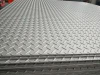 China Ss304 Stainless Steel Flat Checker Sheet Durbar Floor Plate With Willow Leaf Pattern for sale