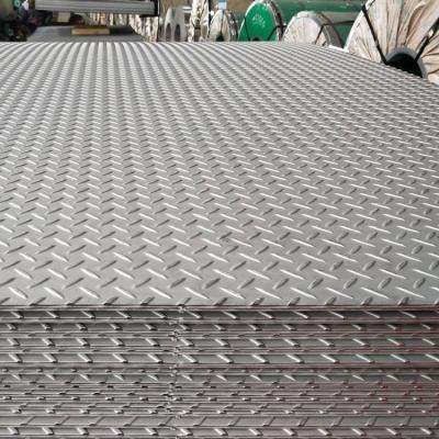 China Tear Drop Diamond Stainless Steel Checkered Sheet 304 Powder Coated for sale