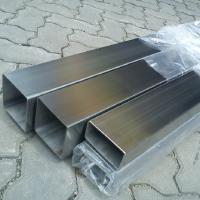 China Food Grade Stainless Square Rectangle Pipe Tube 201 304 316 Seamless Welded Pipe With Low Price for sale