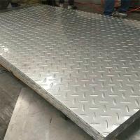 China 316 Floor Stainless Steel Checkered Plates 6mm Wear Resistant Stamped Embossed for sale