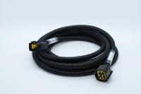 China Vehicle Surveillance Camera Black PCB Molded Wire Harness 1M 1.2m 2M for sale