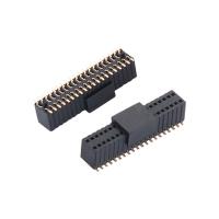China Customized 2.54mm Dual Row SMT Header Connector Gold Flash For Pcb Board for sale