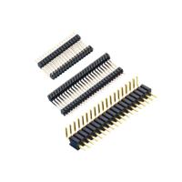 China 90 Degree Bend 2.0mm Pitch Single Row Pin Header For PCB Board for sale