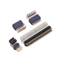 China 90 Degree Bend 2.0mm Pitch Single Row Pin Header For PCB Board for sale