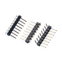 China 90 Degree Bend 2.0mm Pitch Single Row Pin Header For PCB Board for sale