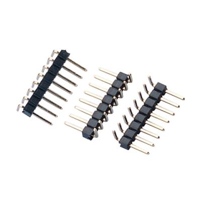 China 90 Degree Bend 2.0mm Pitch Single Row Pin Header For PCB Board for sale