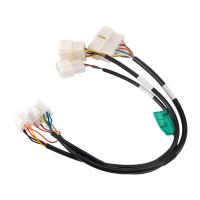 China PVC Copper 16Pin Car Audio ISO Connector Wiring Harness 0.3-0.5mm2 for sale