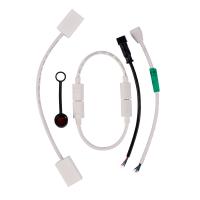 China 5 Pin Waterproof Male Car Wiring Harness Connector for LED Light Strips 14-30AWG for sale
